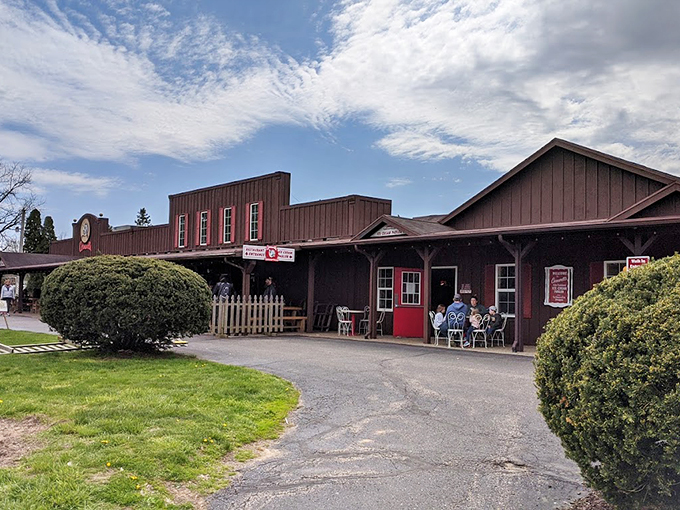 Welcome to Turkeyville, where Norman Rockwell meets Colonel Sanders! This rustic wonderland promises a gobble-good time for all.