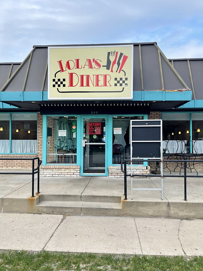 "Welcome to flavor town!" Lola's Diner's retro facade promises a journey back in time, with a side of mouthwatering nostalgia.