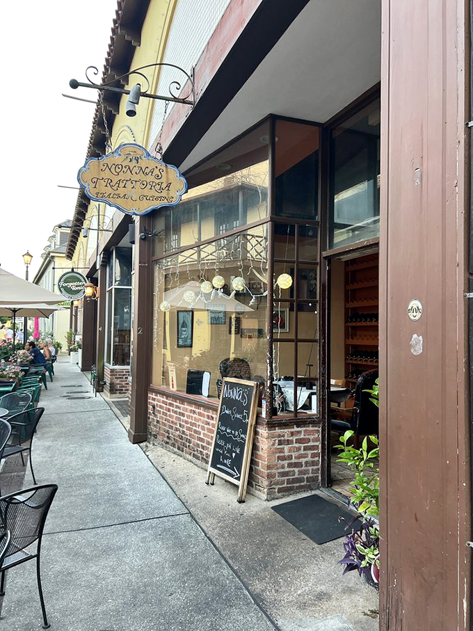 Welcome to carb heaven! Nonna's Trattoria beckons with its charming facade, promising a feast that'll make your taste buds dance the tarantella. Photo credit: Krystle M.
