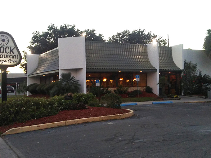 Time stands still at the Clock Restaurant, where "Always Open" isn't just a slogan&mdash;it's a promise to satisfy your cravings, day or night. Photo credit: Matt Parr