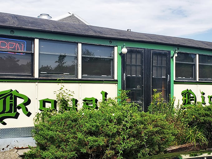 Step into a time machine disguised as a diner! This 1938 Worcester Dining Car is ready to whisk you away on a delicious journey through American culinary history.