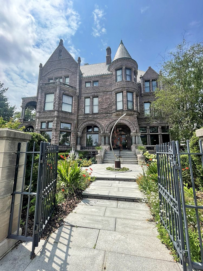 A castle fit for a culinary king! The Whitney's grand exterior promises a feast for both the eyes and the taste buds.