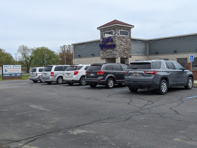 Welcome to Sal's Place, where the parking lot's always full and the flavors are even fuller! Photo credit: John DeCicco