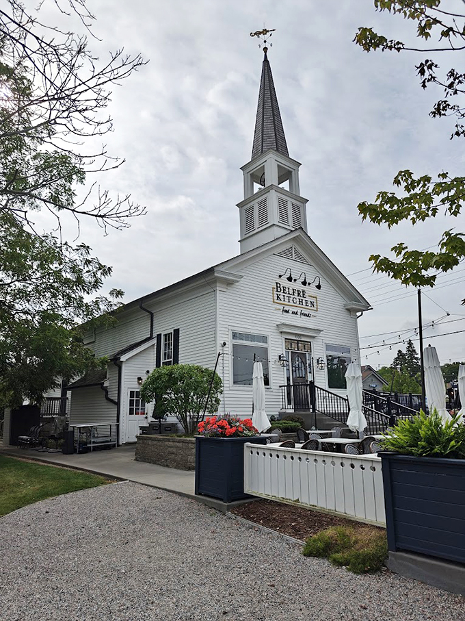 Holy conversion, Batman! Belfrē Kitchen turns Sunday service into a culinary sermon, with steeples of flavor reaching heavenward.
