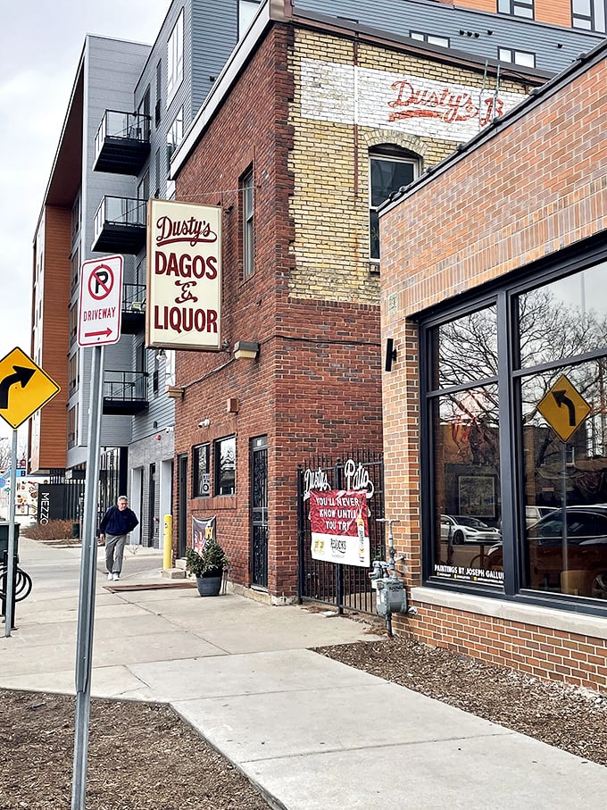 Step into Dusty's, where the 'No Driveway' sign is just a suggestion for determined beer lovers. Cocktails and charm await!