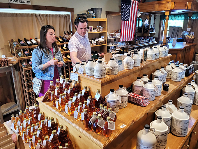 Wine tasting in Vermont? These folks are living their best life, one sip at a time.