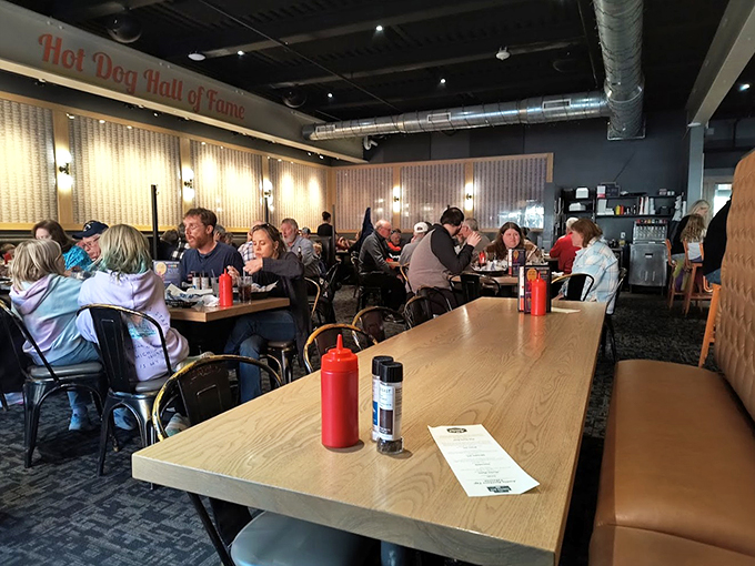 Welcome to the Hot Dog Hall of Fame, where legends are made one bite at a time. Can you hear the crowd cheering?