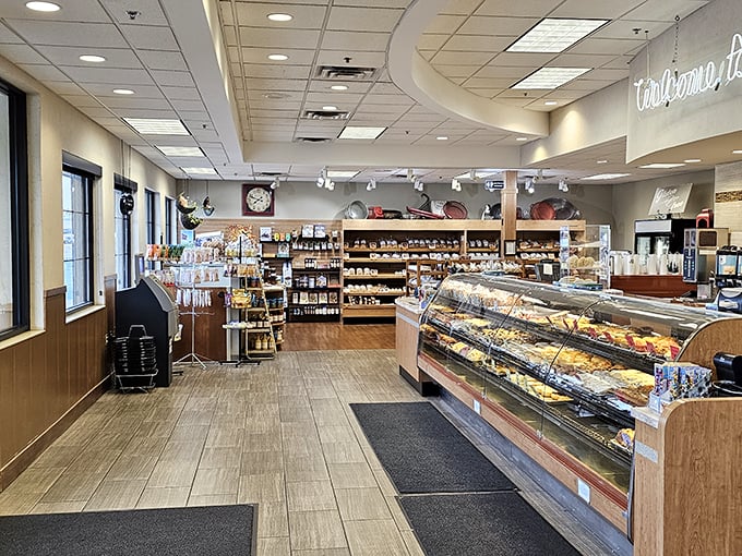 A glass case of emotion... and pastries. It's like Willy Wonka opened a Midwest branch, and everything's fair game.