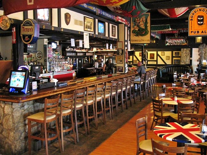 A bar that could tell tales from two continents. Pull up a stool and add your chapter to the story.