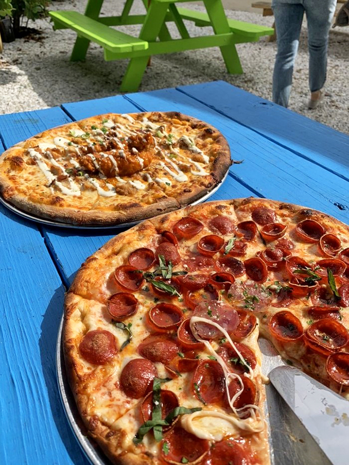 Two comfort food favorites unite on one magnificent crust&mdash;buffalo chicken and pepperoni pizza create the ultimate crowd-pleasing combination.