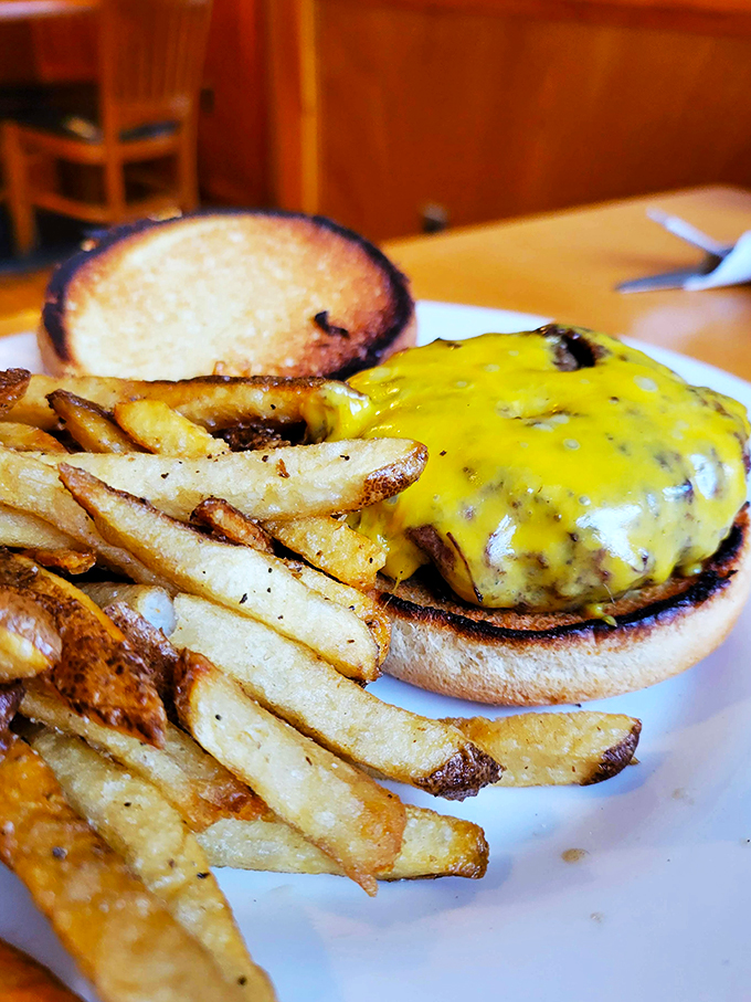 Behold, the burger of your dreams! It's so photogenic, it could have its own Instagram account.