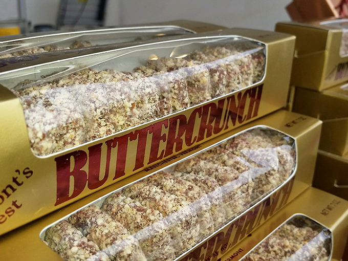 Beware: This buttercrunch is addictively crunchy. One bite, and you'll be plotting your next Vermont road trip.