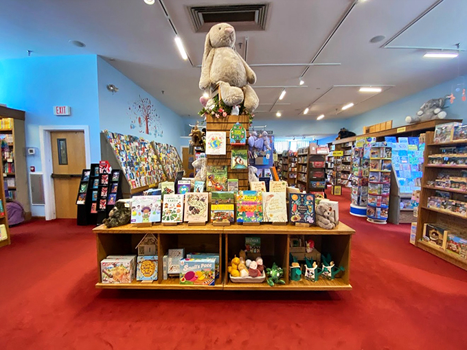 Where imagination takes flight: plush friends keep watch over stories that turn young readers into lifelong adventurers.
