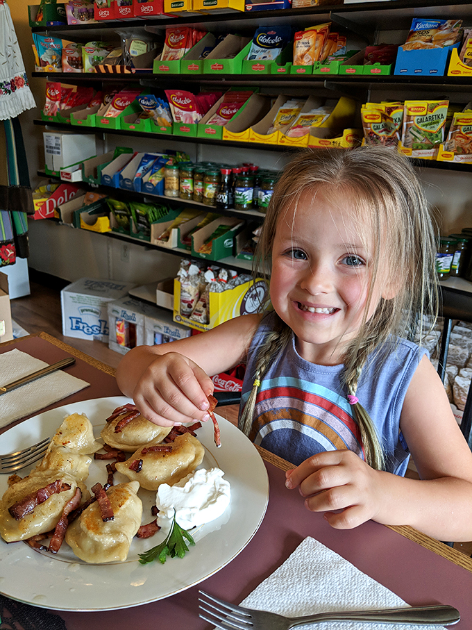The shelves are stocked with more Polish goodies than you can shake a kielbasa at. Time to channel your inner Anthony Bourdain!