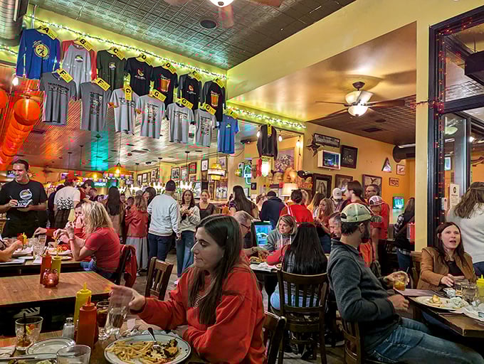 Full house of flavor! The bustling dining room is a testament to The Old Fashioned's magnetic pull on locals and visitors alike.