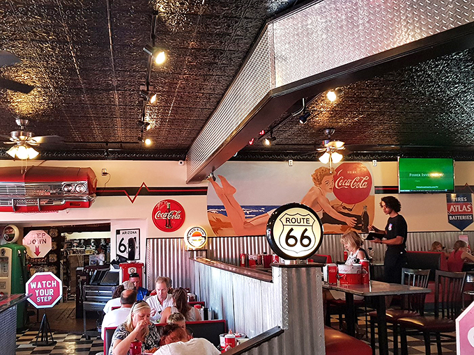 Happy diners, classic decor, and the promise of great food &ndash; it's like Norman Rockwell painted a scene, then added the aroma of BBQ.