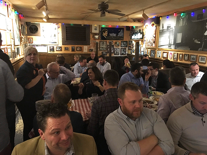 It's a full house of happy faces! When the plates are this big, sharing isn't just caring &ndash; it's a necessity.