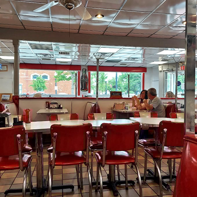 Where everybody knows your name &ndash; or at least your usual order. The Spot's dining room is small-town charm served up family-style.