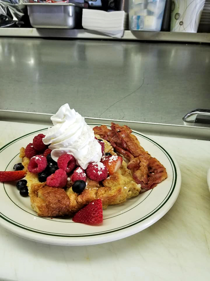 This French toast bake is what happens when breakfast decides to dress up for a special occasion. It's so pretty, you almost don't want to eat it. Almost.