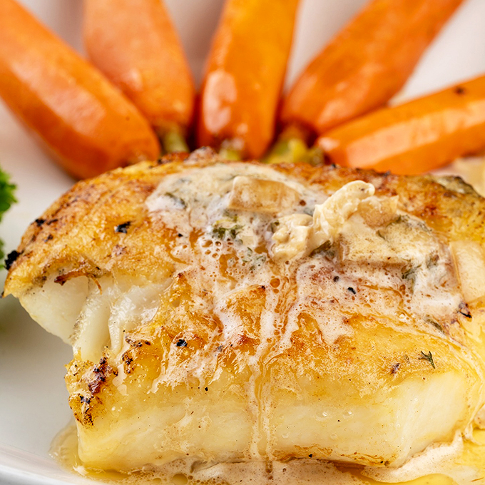 Flaky, tender, and oh-so-buttery. This halibut is like a fish's answer to the question, "What if clouds were edible?"