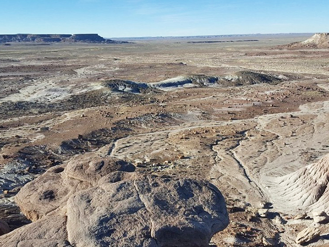 Fifty shades of beige? Not quite. This landscape boasts a palette that would make any artist swoon with envy.
