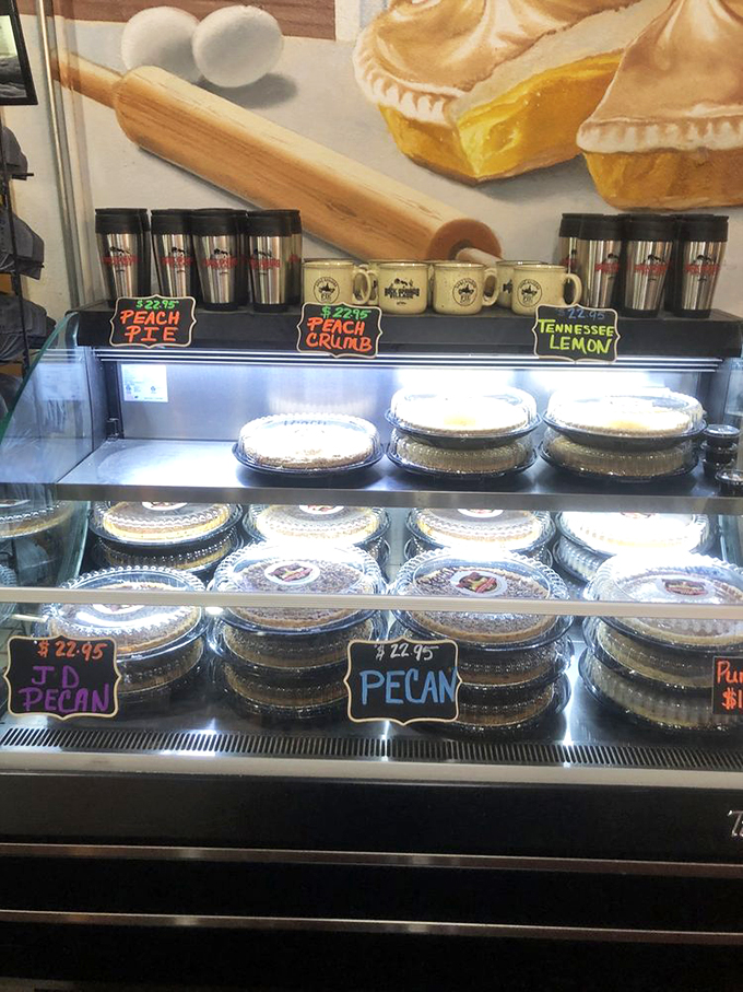 From classic pecan to Tennessee lemon, each pie variety promises its own unique adventure in flavor.