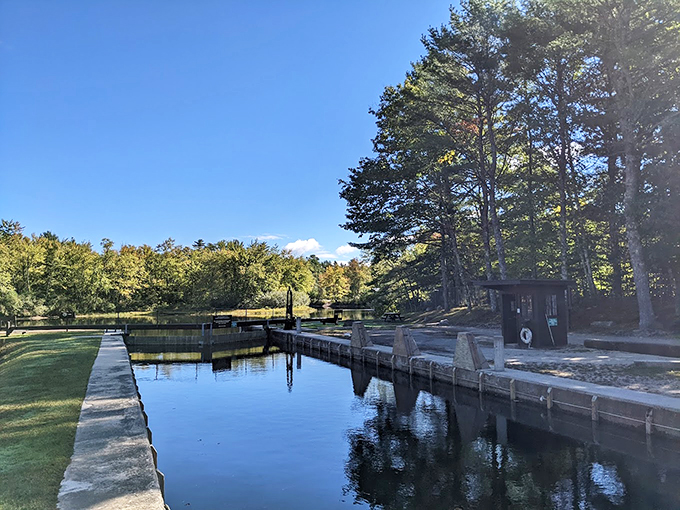 Mirror, mirror on the lake: Perfect reflections create a double dose of Maine's natural beauty.