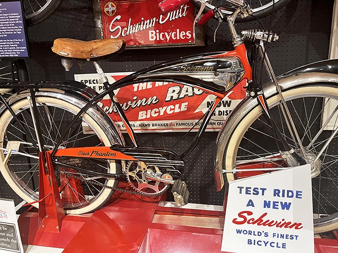 Schwinn there, done that! This classic beauty reminds us of simpler times when "going viral" meant catching a cold on your paper route.