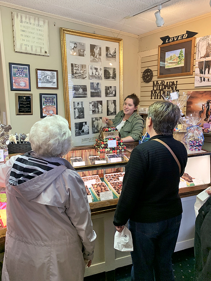 History in the making &ndash; or should I say, baking? Friendly faces share sweet stories, proving that chocolate really does bring people together.