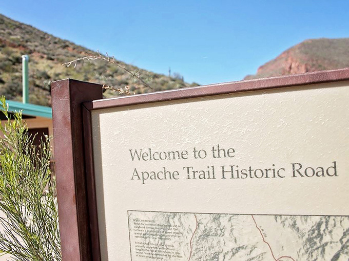 Welcome to the Apache Trail - where every turn is an Instagram moment and your GPS throws up its hands in surrender.