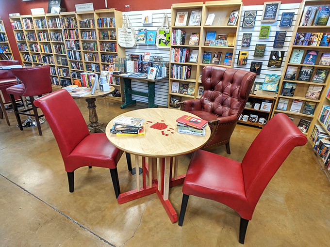 Pull up a chair and dive into a good book&mdash;or three. This cozy nook is perfect for solving mysteries or plotting your own. 