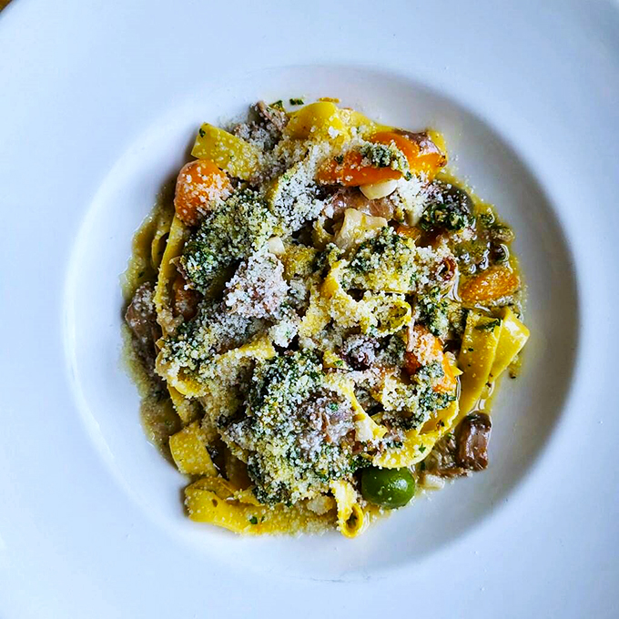 This pasta dish is so comforting, it could solve world peace. Or at least make you forget about your in-laws for a while.