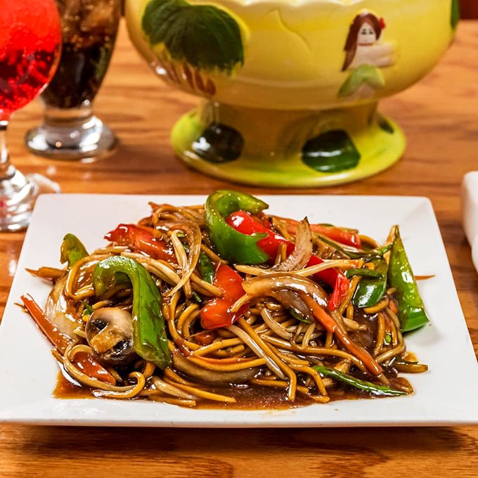 Noodles that dance with vegetables in a sauce so good, you'll forget carb-counting was ever a thing.