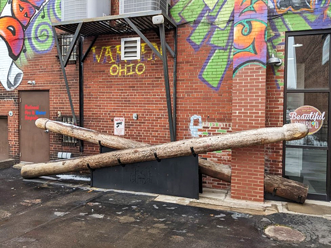 Drumroll, please! These massive sticks could give Paul Bunyan a run for his money in the world's largest drum circle.