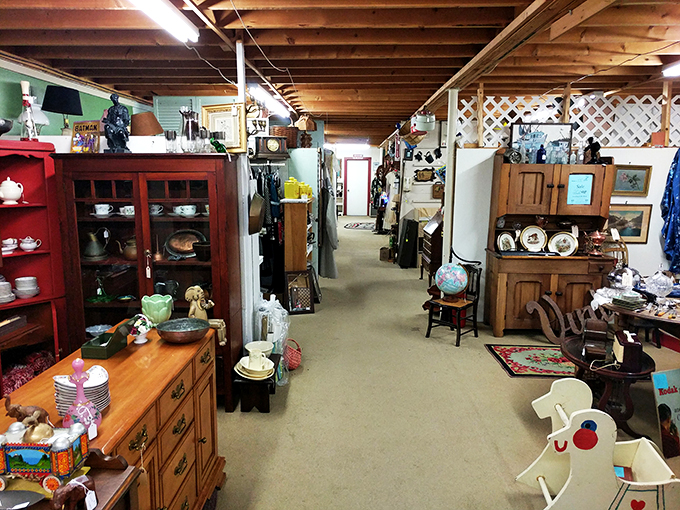 Down the rabbit hole of retro! This aisle is where "I'm just browsing" turns into "I need a bigger car to haul this stuff."