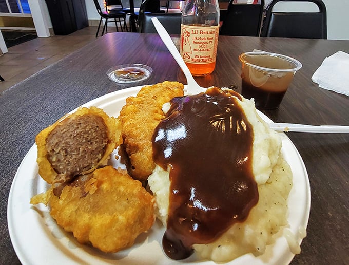 Bangers and mash: where sausages go to fulfill their destiny. It's comfort food that gives you a warm, buttery hug from the inside out.