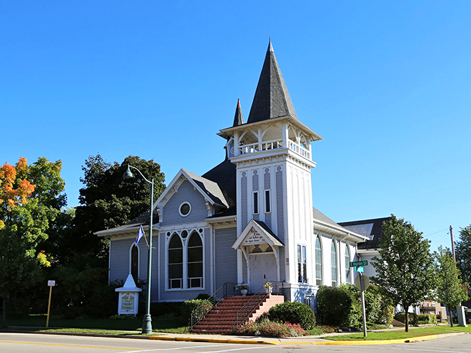 This isn't just a church, it's a time machine with a steeple. Step inside and feel the echoes of countless Sunday sermons and community gatherings.