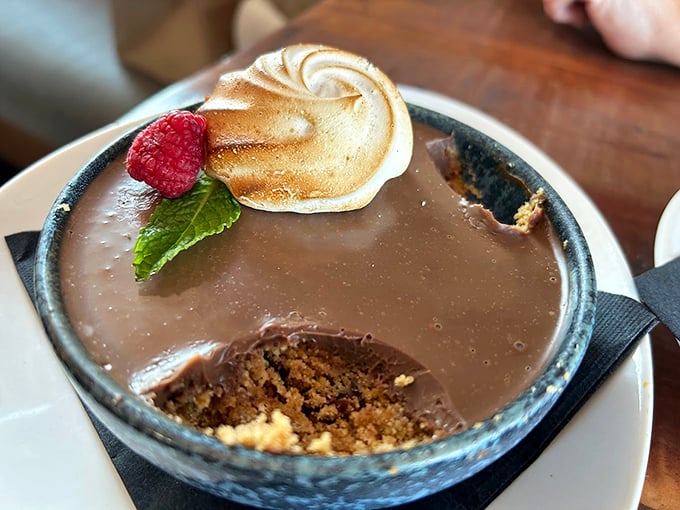 Chocolate perfection that's smoother than Barry White. One bite and you'll be serenading your dessert spoon. Photo credit: Larry Fye