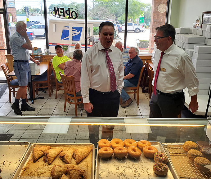 Where everybody knows your name (and your favorite donut). This cozy corner is perfect for plotting your next sugar-fueled escapade.