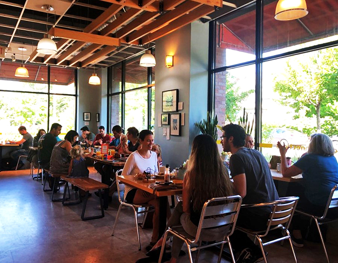 Where everybody knows your name&mdash;or at least your coffee order. This bustling dining room is serving up community vibes with a side of delicious eats.