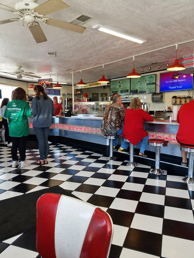 The breakfast club, diner edition! Wayne's counter is where locals gather to solve the world's problems, one cup of coffee at a time.