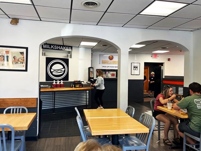 Where everybody knows your name! This bustling dining room is serving up more than just great food &ndash; it's dishing out community spirit by the plateful.