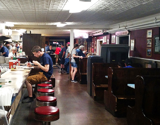 A slice of life at Pat's! Where strangers become friends, and friends become family, all over the love of good food.