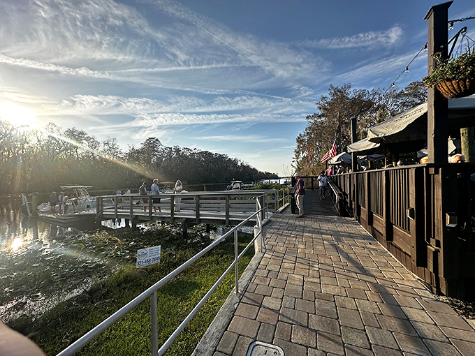 Where the dock of the bay meets the catch of the day. Waterfront dining that'll float your boat and satisfy your taste buds. Photo credit: Average Videos