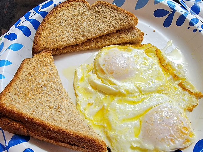 Sunny-side up and ready to brighten your day! These eggs are the breakfast equivalent of a Florida morning.