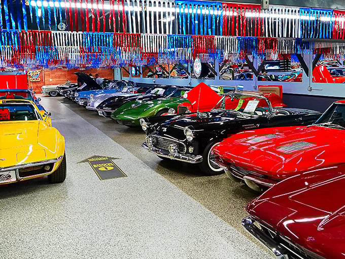 A rainbow of retro rides! This colorful collection of classics is like a bag of automotive M&Ms &ndash; impossible to pick just one favorite.