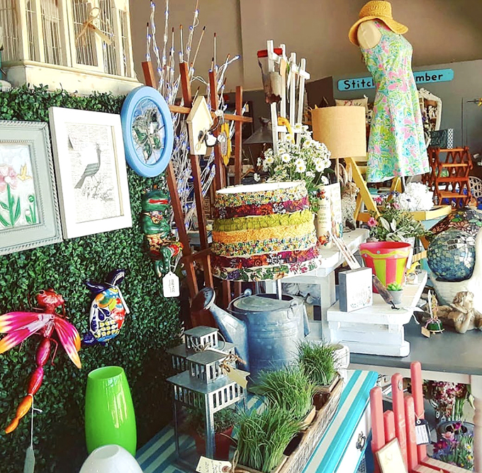 Garden party meets Mardi Gras! This colorful cornucopia of outdoor decor is sure to make your patio the talk of the neighborhood.