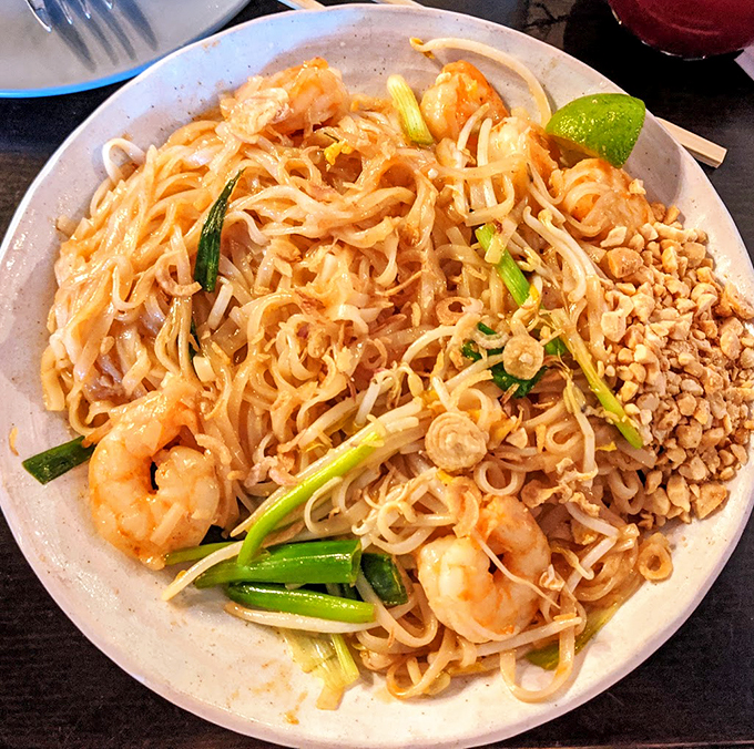 Pad Thai that's a tangy, nutty dance party for your mouth. It's like Thailand and your kitchen had a delicious love child.