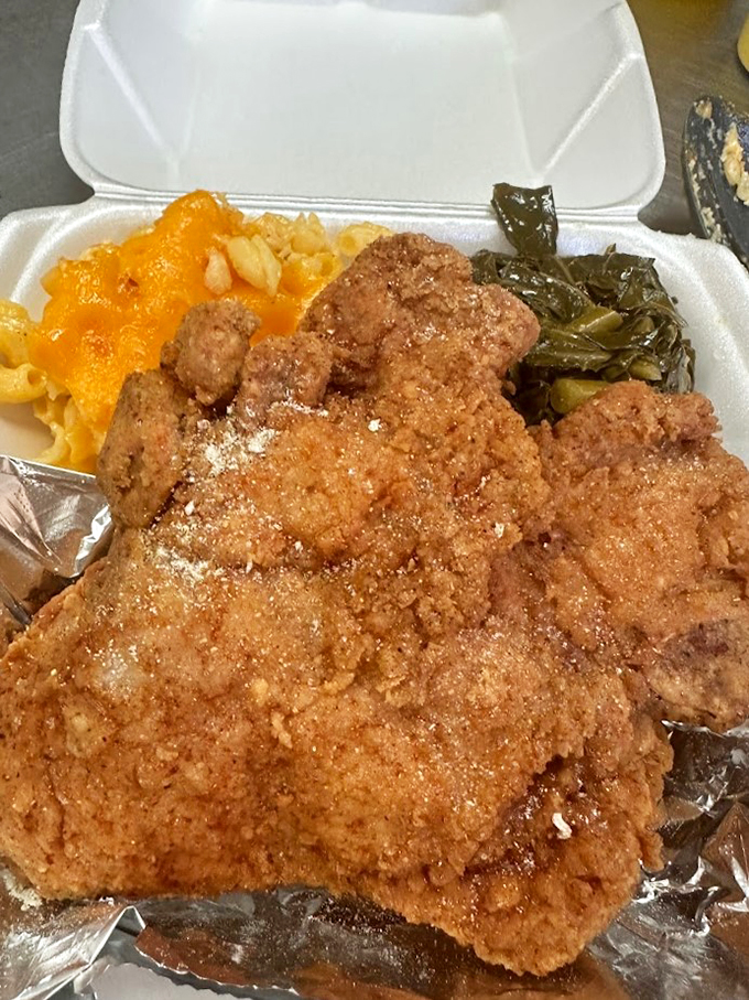 Crispy, juicy, and oh-so-fine! This pork chop is dressed to impress, with sides that are anything but sidekicks.