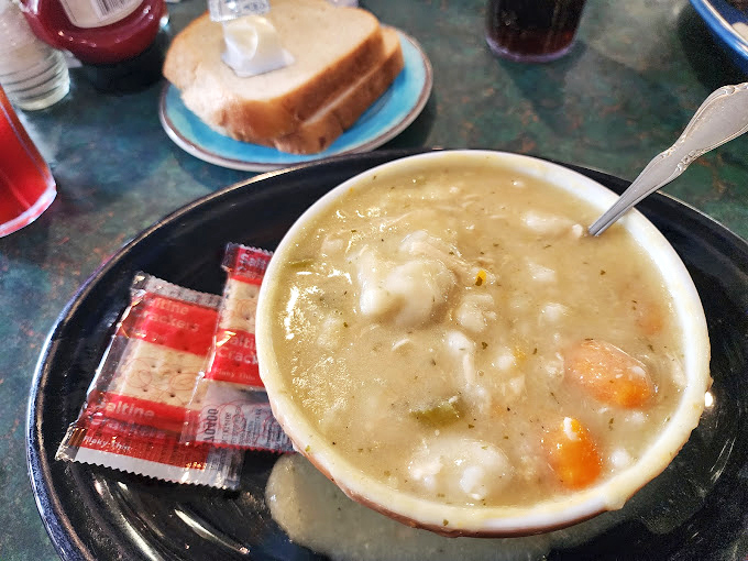 Soup's on, and it's bringing its A-game! This creamy concoction looks like it could cure everything from the common cold to a case of the Mondays.